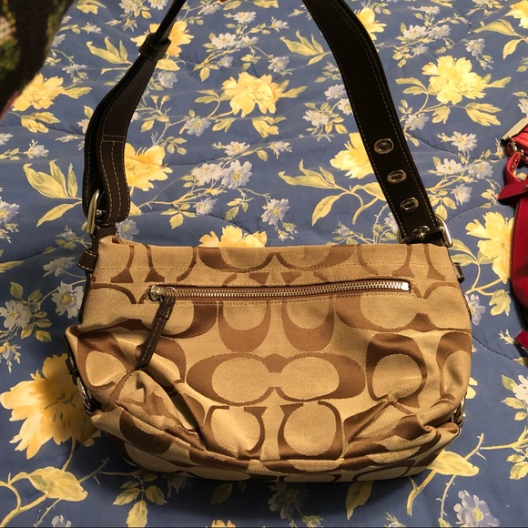 Coach | Bags | Brown Signature Coach Purse | Poshmark